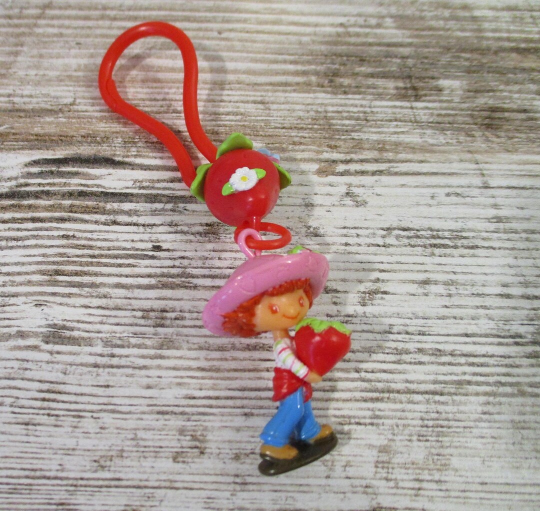 Vintage Miniature Strawberry Shortcake Charm Clip Dangler 1992 PVC ...