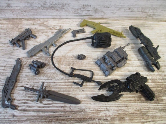 12 Miniature Weapons Action Figure Gun Rifle Knife Weapon | Etsy