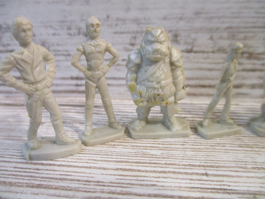 Vintage Star Wars Return of the Jedi Miniature Action Figures, Hard ...