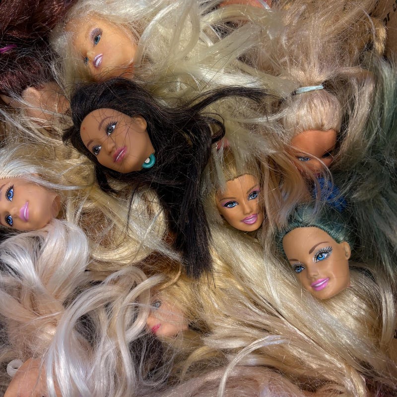 Barbie Doll Heads - Etsy