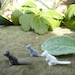 3 Miniature Mice Mouse Micro Plastic Animal Terrarium Animal Fairy ...