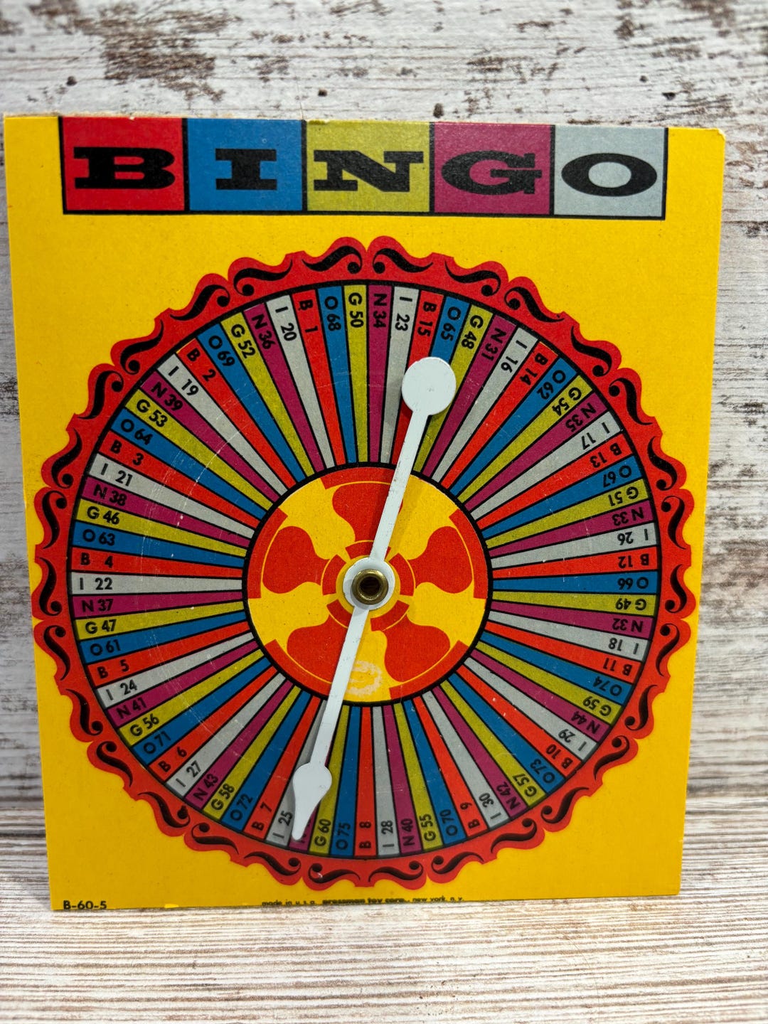 Vintage Game Board Spinner Cardboard Pressman Toy Corp Game Piece ...