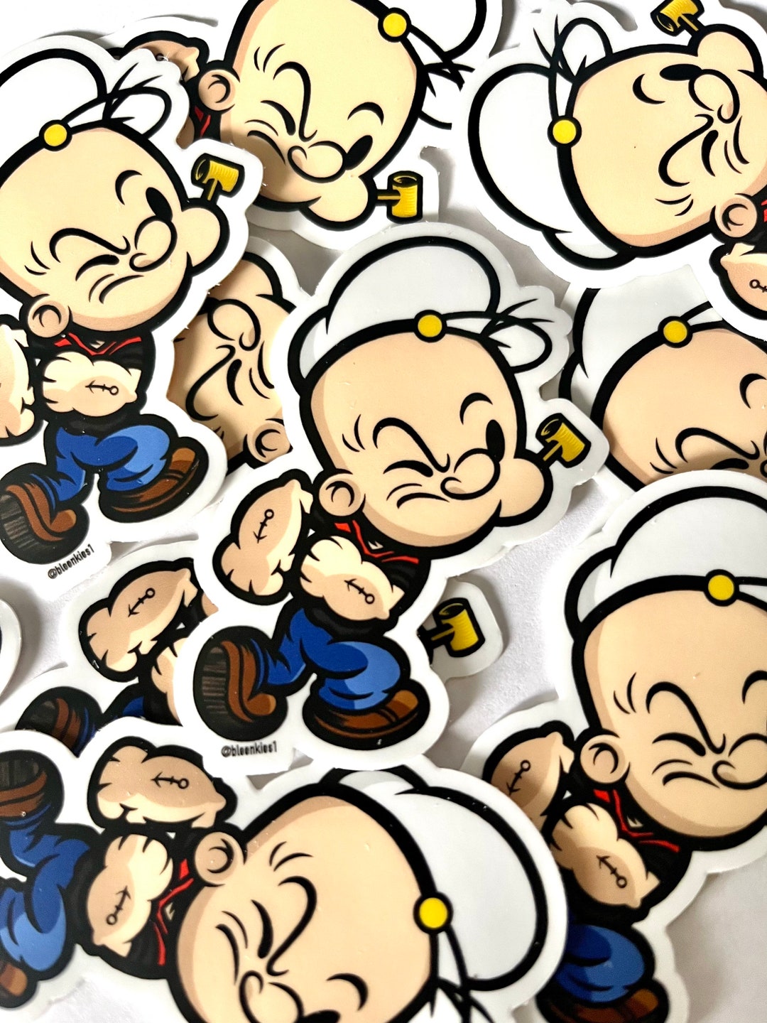 Popeye Sticker, About 2x3 Inches - Etsy