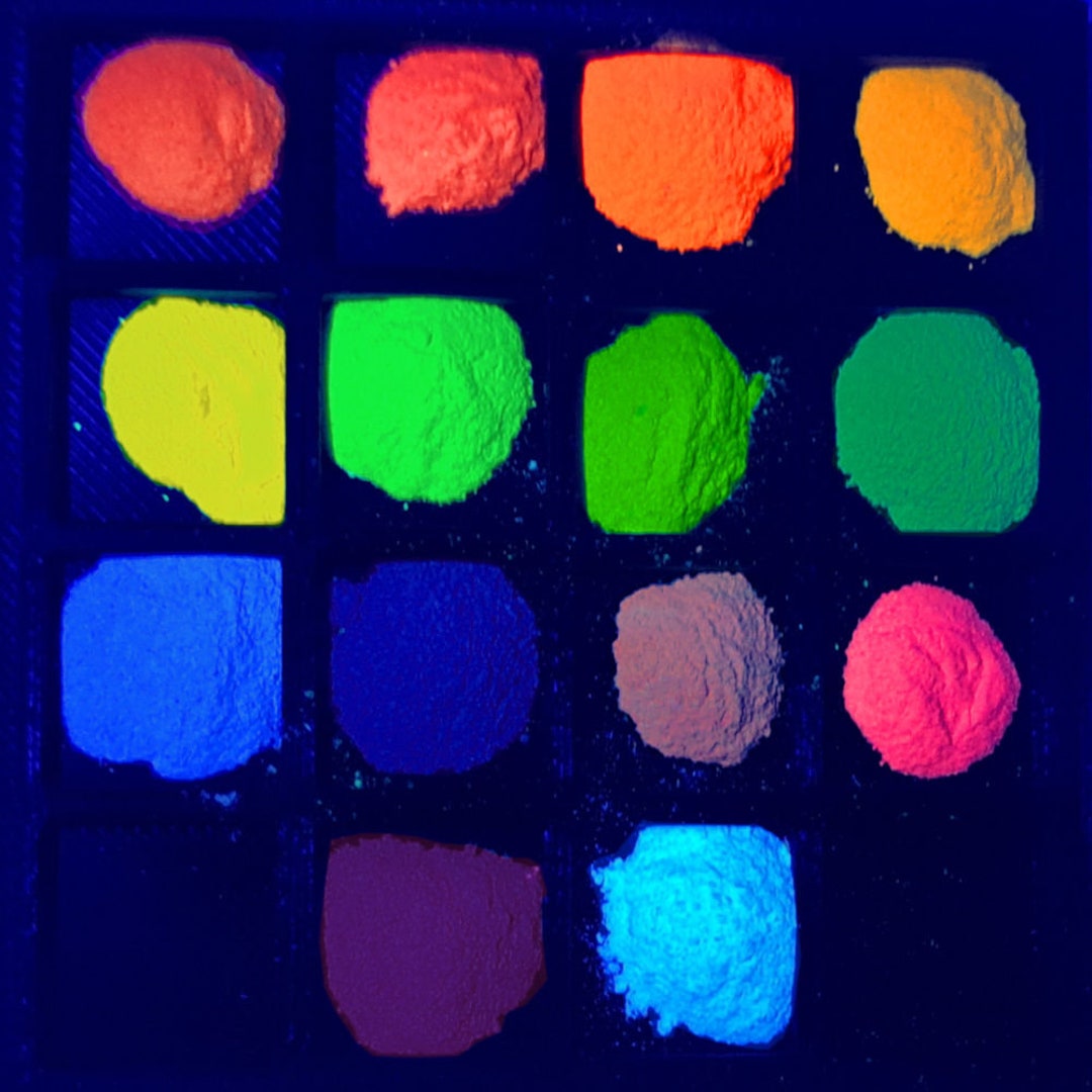 20g Ultra Glow in the Dark With Fluorescent UV Glow Pigment Powder - UV ...