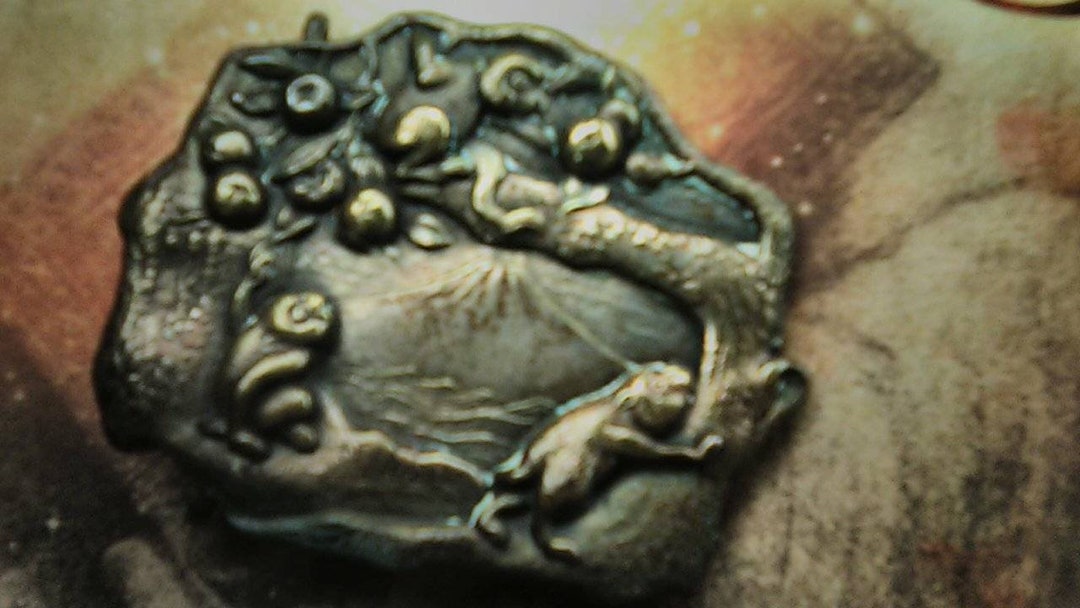 MONKEY BUSINESS Belt Buckle. Monkeys in an Orange Grove, Inactive ...