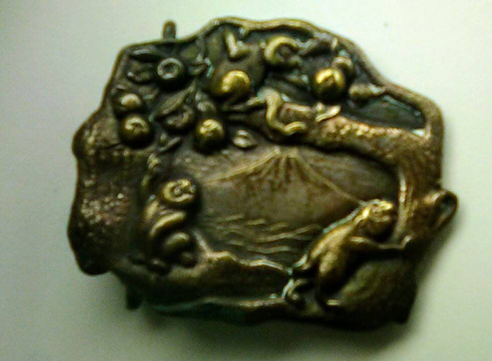 MONKEY BUSINESS Belt Buckle. Monkeys in an Orange Grove, Inactive ...