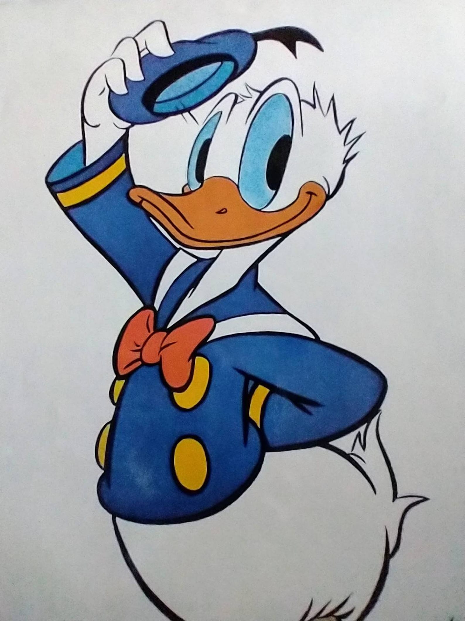 Donald Duck Poster, Vintage, Abrams Art, klassische Walt Disney-Figur ...