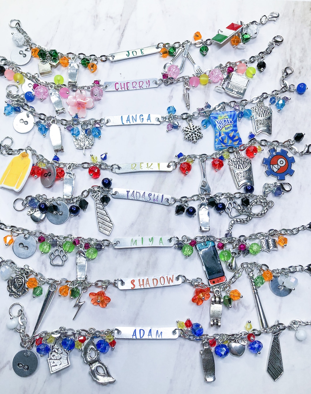 Skate Anime Character Inspired Loaded Bracelets - Etsy