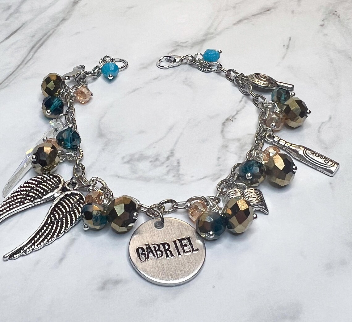 Gabriel Supernatural Loaded Bracelet - Etsy