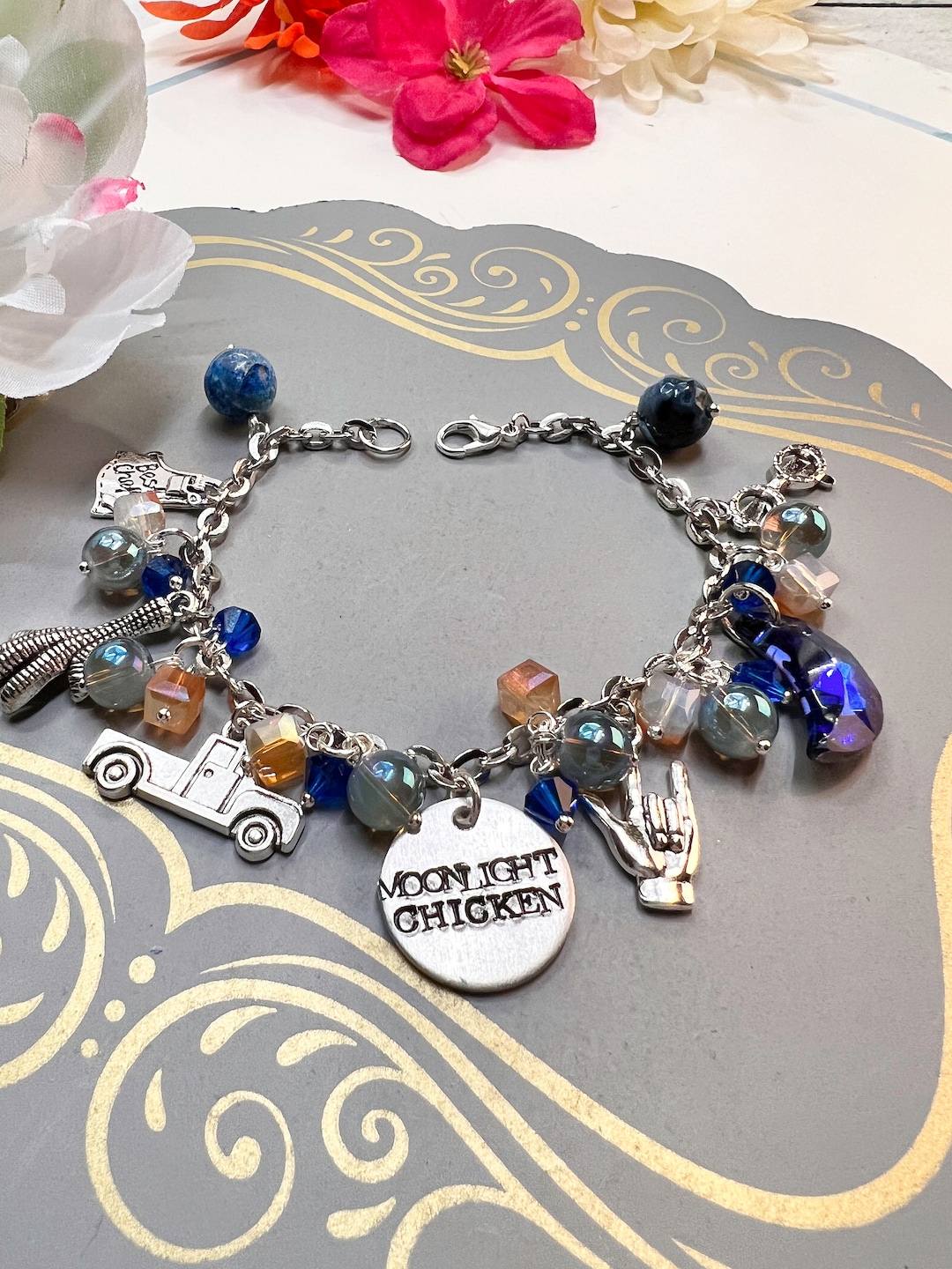 Moonlight Chicken Loaded Bracelet - Etsy
