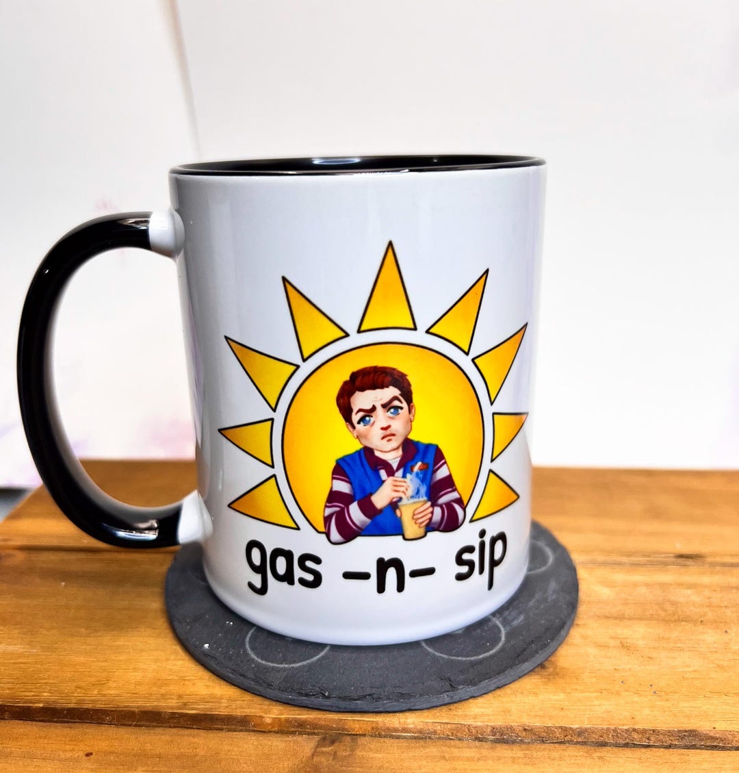 Cas Gas and Sip Mug Two Sided - Etsy