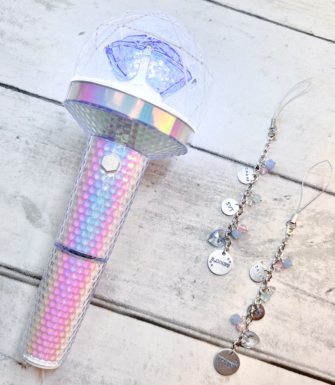 K-pop Seventeen Carat Light Stick Charms - Etsy