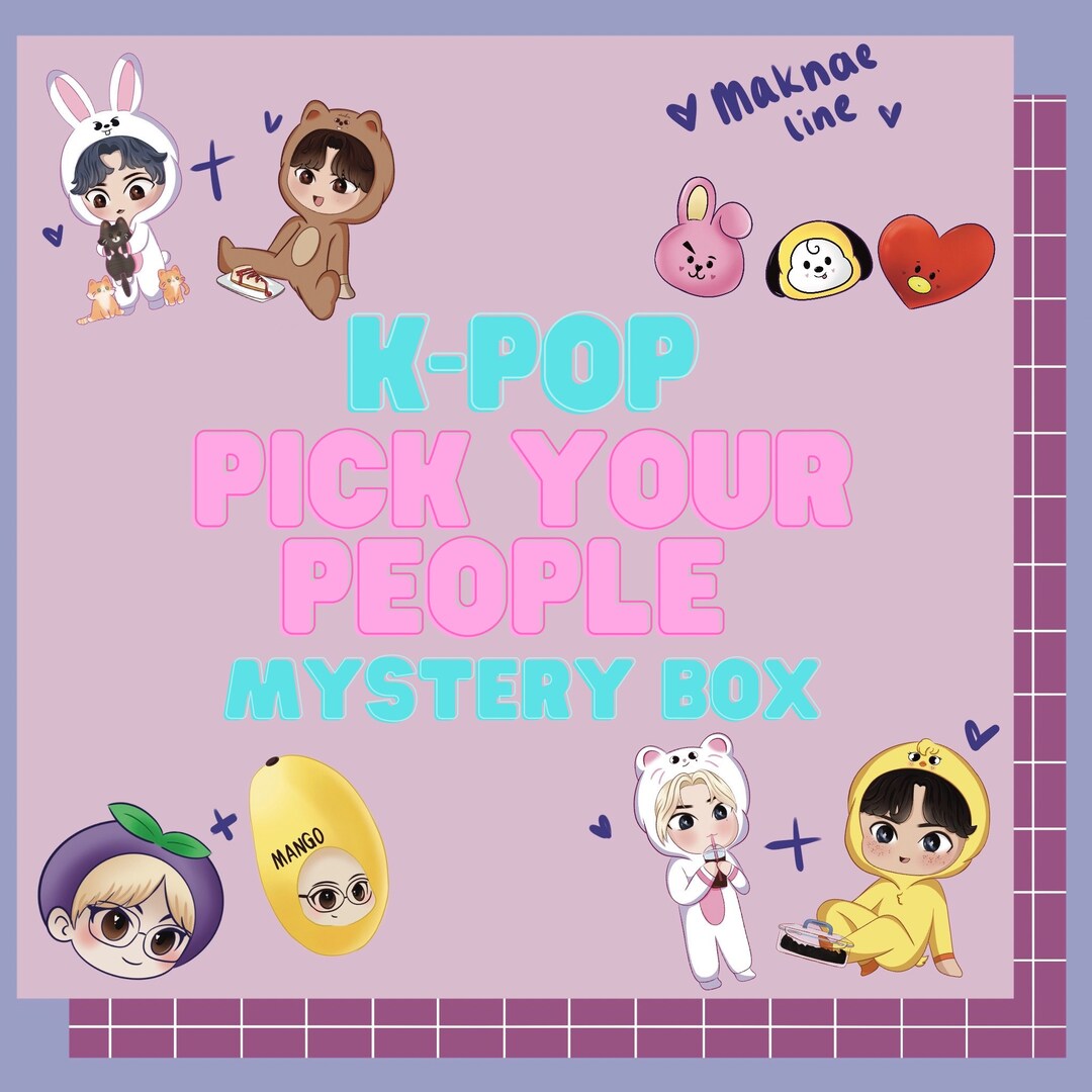 K Pop Box Pick Your People - Etsy