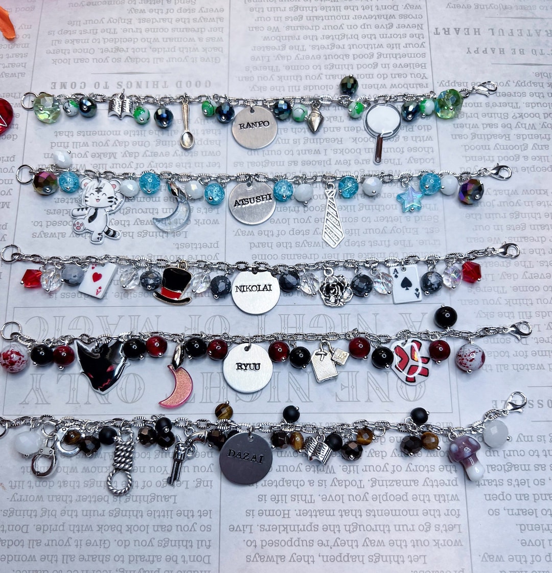 Bungo Character Inspired Loaded Bracelets NEW - Etsy