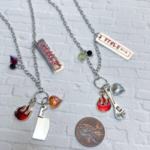 Heart Killers Character Necklaces - Etsy