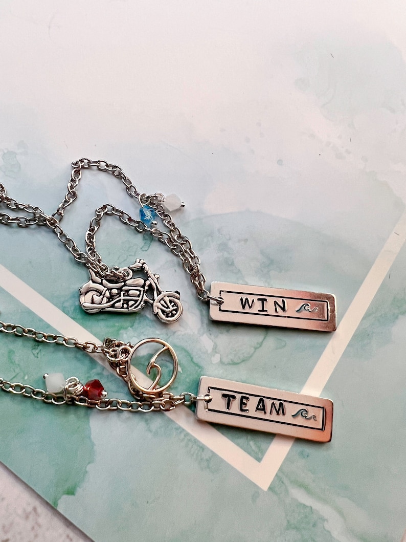 Team and Win Between Us Character Necklaces - Etsy