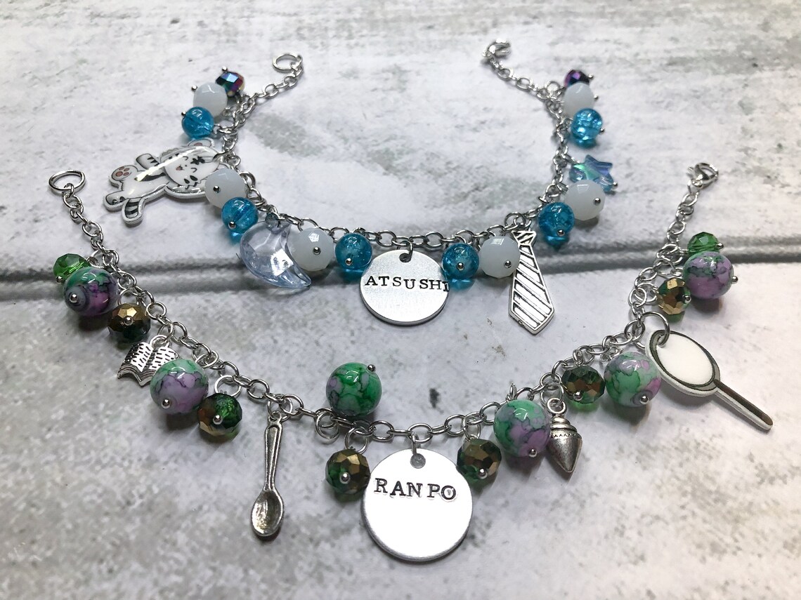 Bungo Character Inspired Loaded Bracelets - Etsy