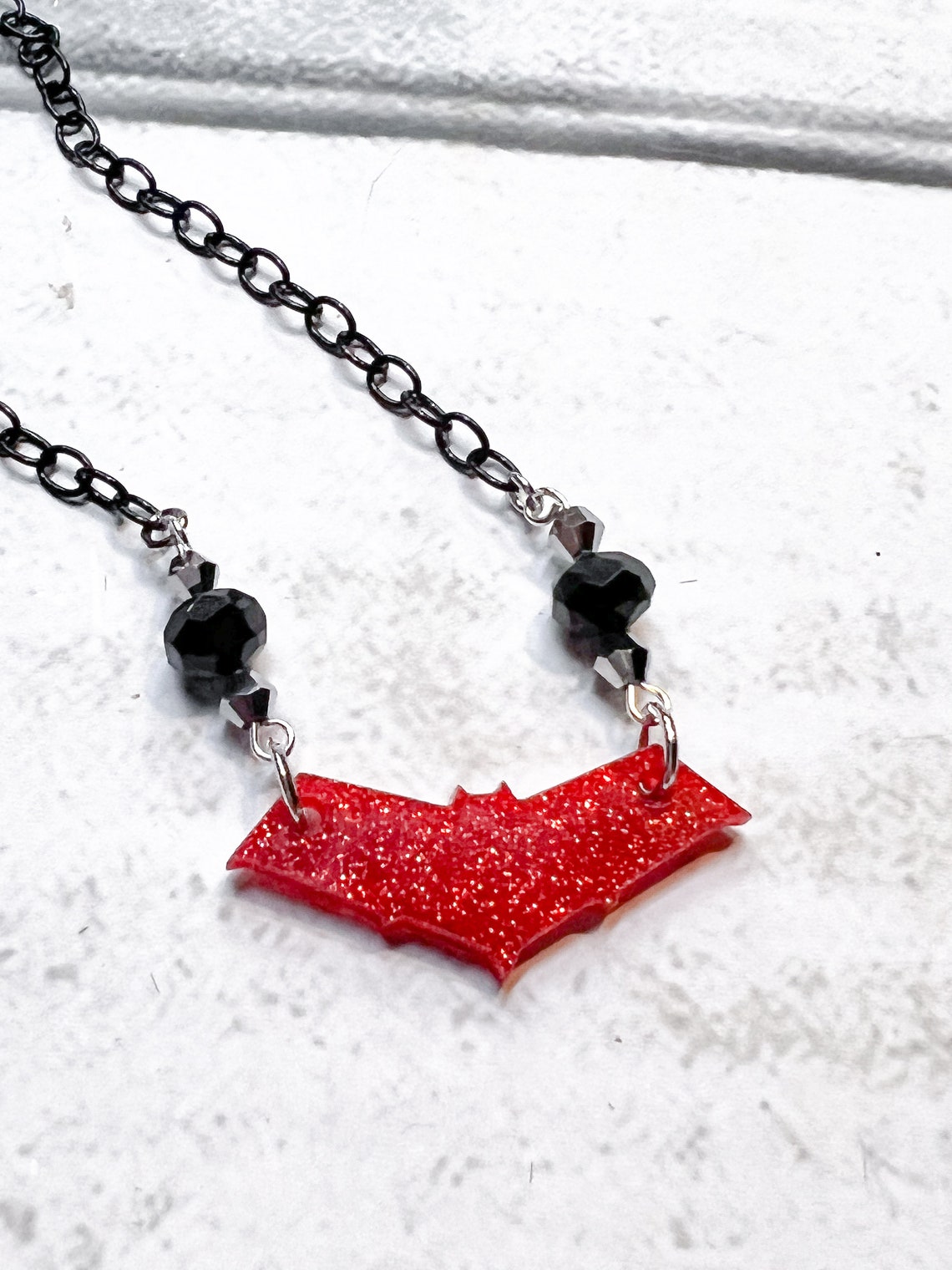 Jason Bat Inspired Necklace - Etsy