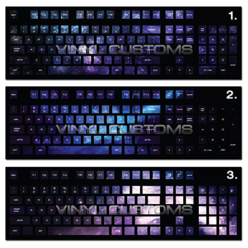 Mechanical Keyboard Vinyl Decal Kit Cherry MX Keycaps PC Vinyl - Etsy