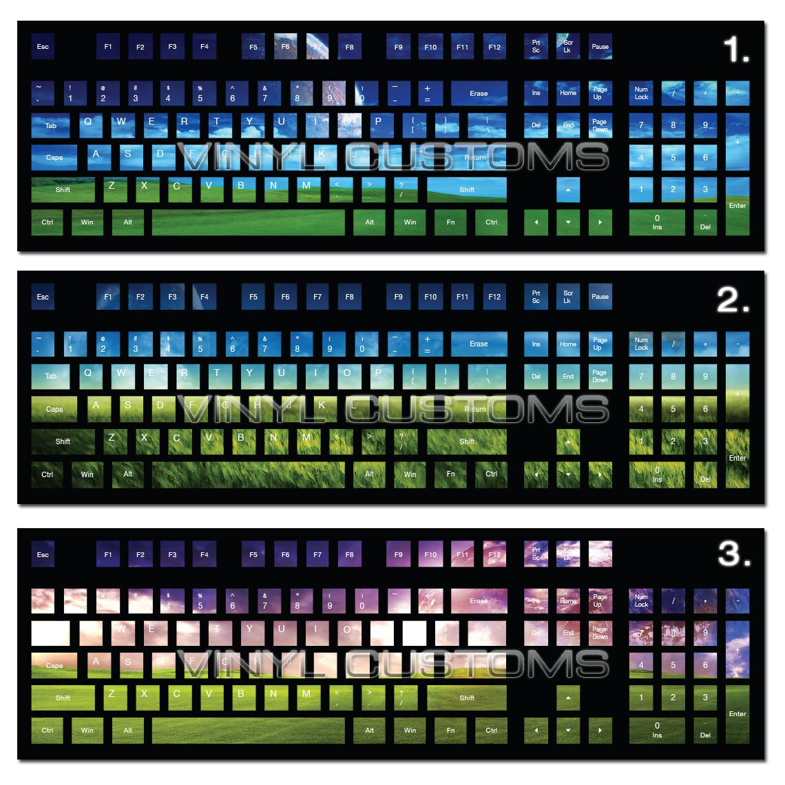 Electronics & Accessories Style 003 Gradient Mechanical Keyboard Cherry ...