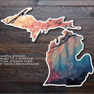 Michigan Mitten Vinyl Decal Sticker A3 - Etsy