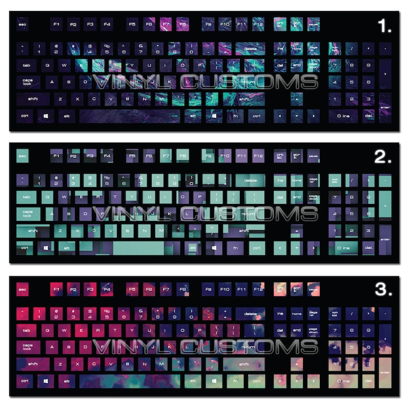 Keyboard Decal - Etsy
