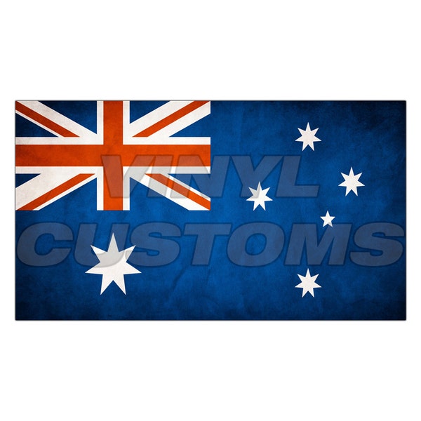 Australia Flag Decal - Etsy