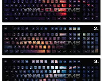 PC Keyboard Stickers for Mechanical Keyboard Keycaps Large | Etsy