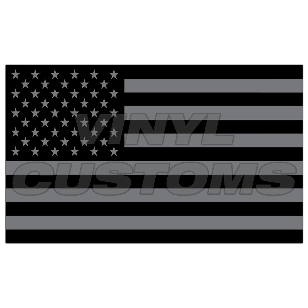 American Flag Tactical Subdued Vinyl Decal Sticker V2 - Etsy