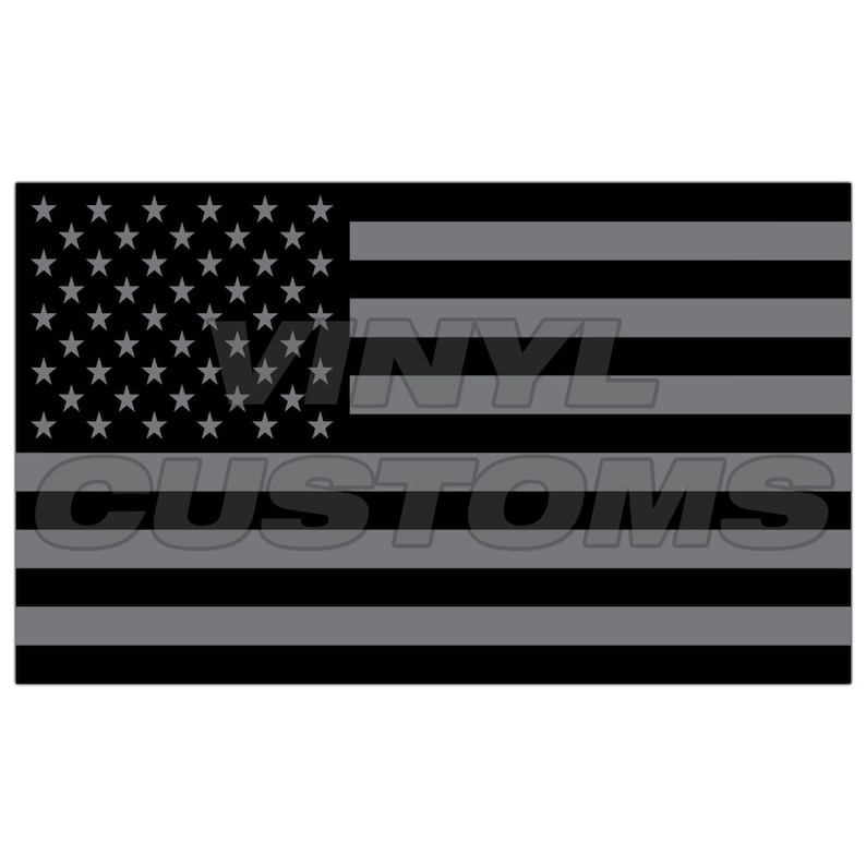 American Flag Tactical Subdued Vinyl Decal Sticker V2 - Etsy