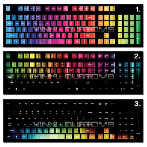 Mechanical Keyboard Cherry MX Keycaps PC Vinyl Decals Skin - Etsy
