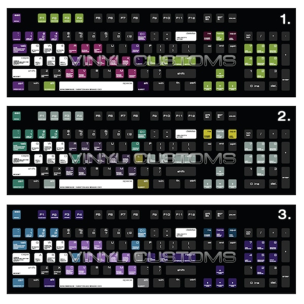 Keyboard Stickers - Etsy