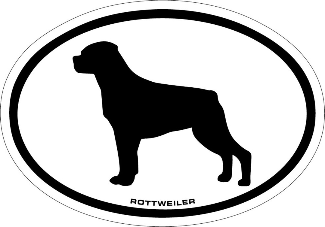 Rottweiler Vinyl Decal Sticker - Etsy