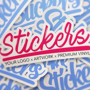 Your Custom Vinyl Sticker, Your Logo Vinyl Decal, Personalized Die Cut ...