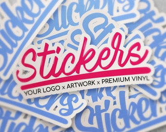Your Custom Sticker Logo Printed on Premium Vinyl / 2 | Etsy