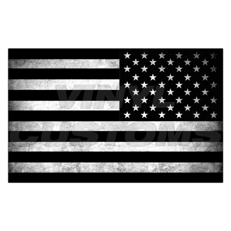 American Flag Tactical Subdued Vinyl Decal Sticker V3 - Etsy