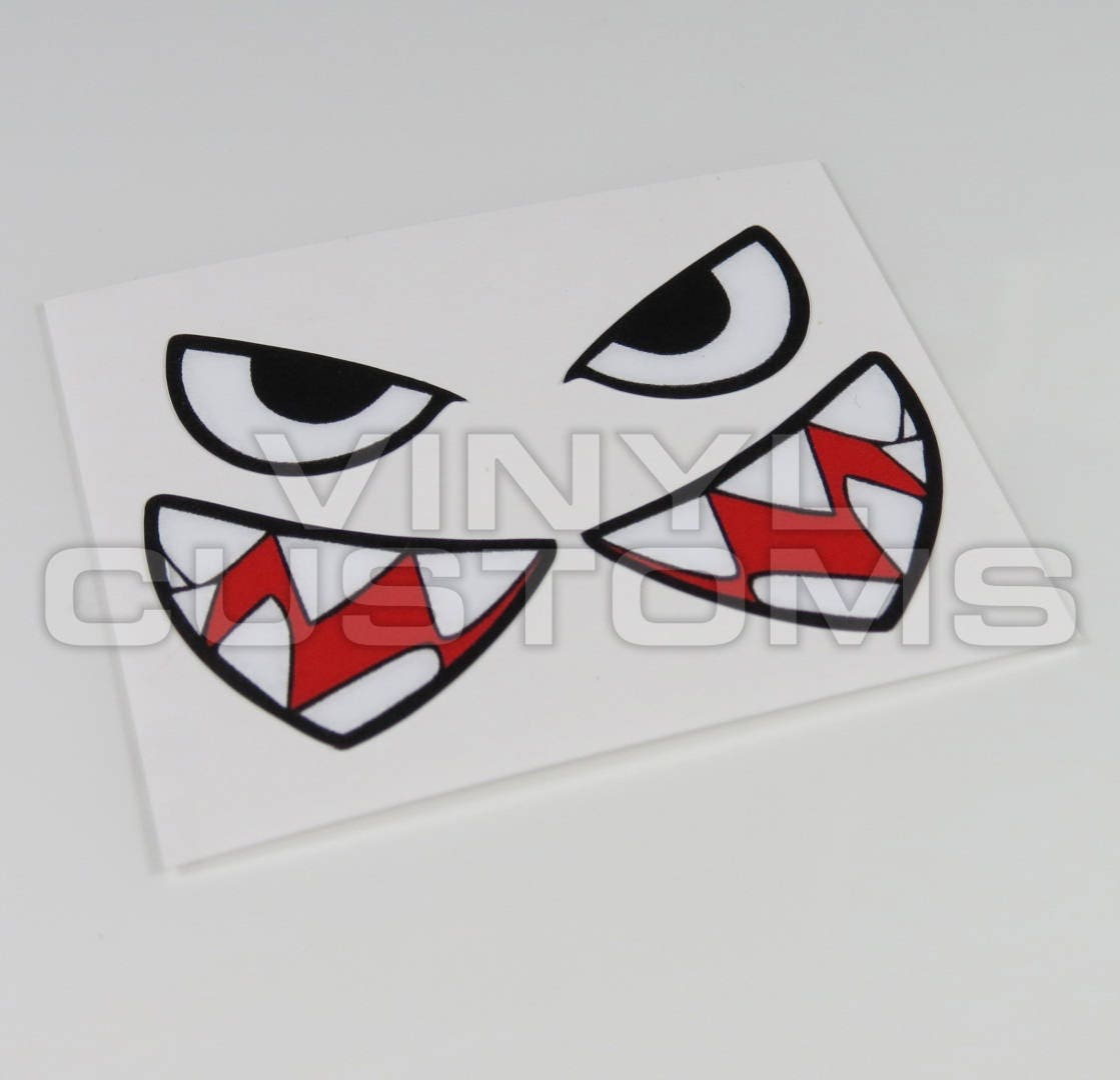Bullet Bill Flying Tigers Vinyl Decal Sticker Shark Teeth Hobby - Etsy