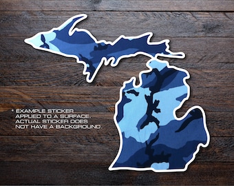 Michigan Mitten Vinyl Decal Sticker A14 - Etsy