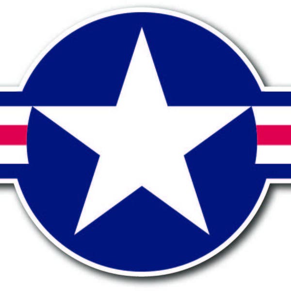 Usaf Roundel Decal - Etsy