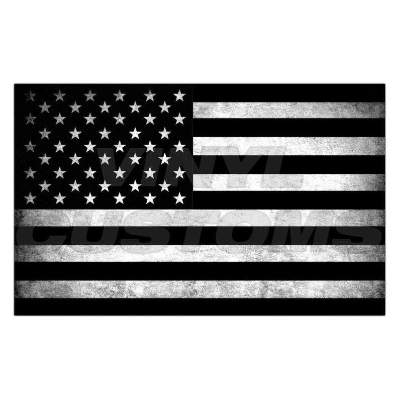 American Flag Tactical Subdued Vinyl Decal Sticker V3 - Etsy
