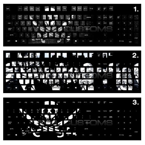 Mechanical Keyboard Vinyl Decal Kit Cherry MX Keycaps PC Vinyl - Etsy