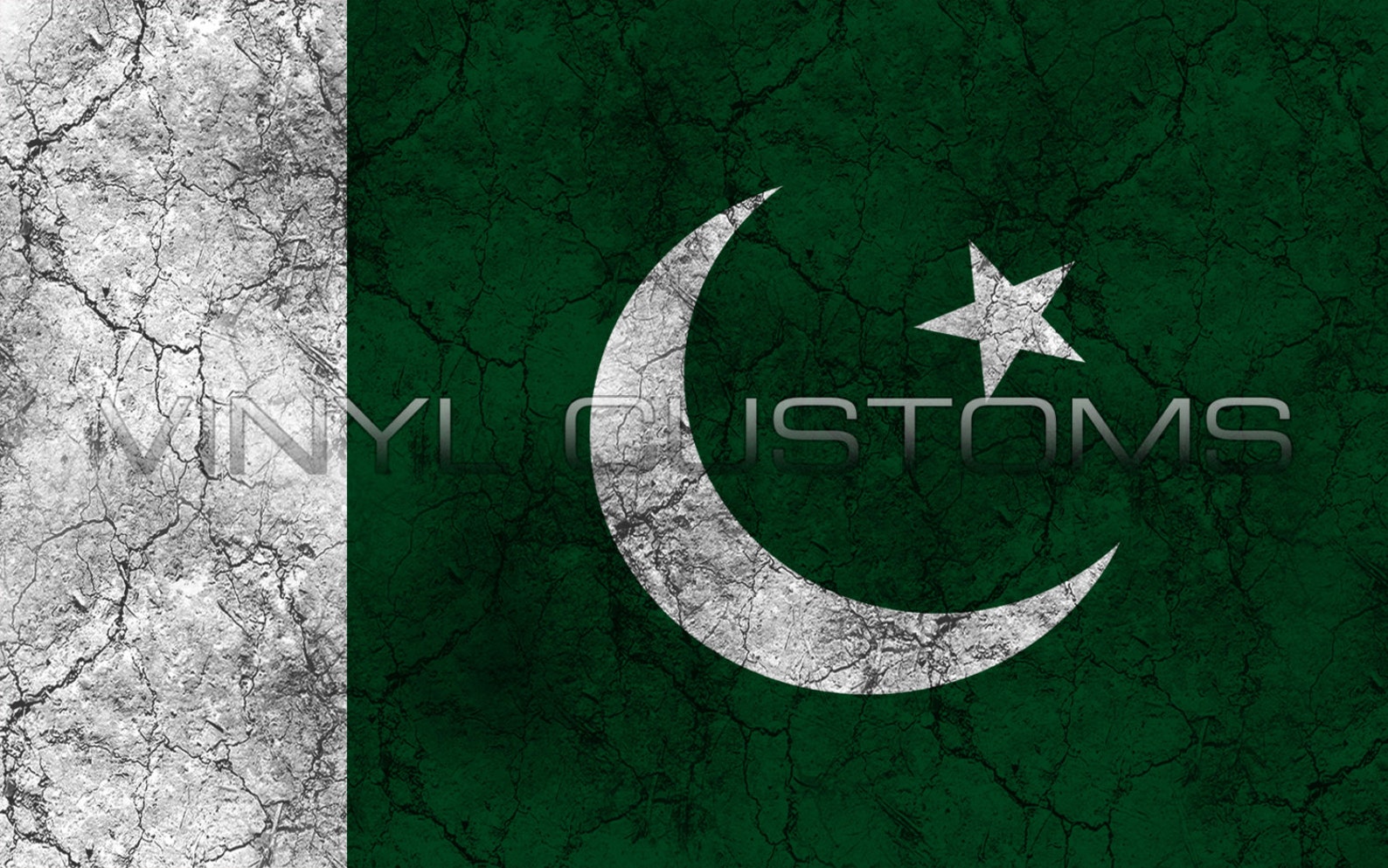 Pakistan Flag Worn Distressed Vintage Vinyl Decal Sticker - Etsy