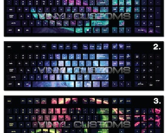 Mechanical Keyboard Vinyl Decal Kit Cherry MX Keycaps PC Vinyl | Etsy