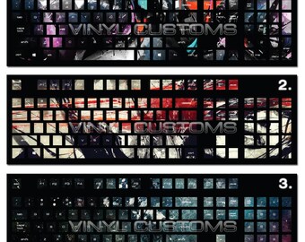 Mechanical Keyboard Vinyl Decal Kit Cherry MX Keycaps PC Vinyl | Etsy