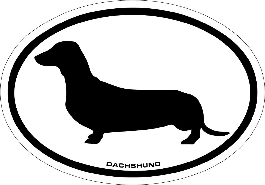 Dachshund Vinyl Decal Sticker - Etsy