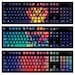 Mechanical Keyboard Vinyl Decal Kit Cherry MX Keycaps PC Vinyl Decals ...