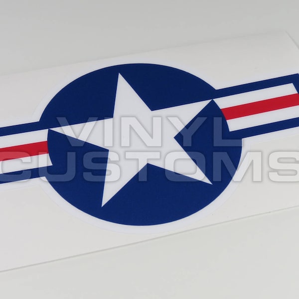 Usaf Roundel Decal - Etsy