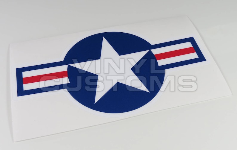 USAF Airforce Roundel Vinyl Decal Sticker - Etsy