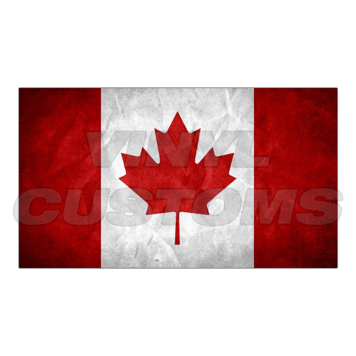Canadian Flag Vinyl Decal Sticker - Etsy