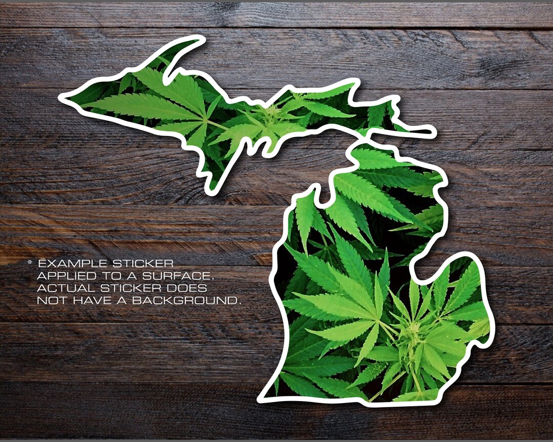 Michigan Mitten Vinyl Decal Sticker A21 - Etsy